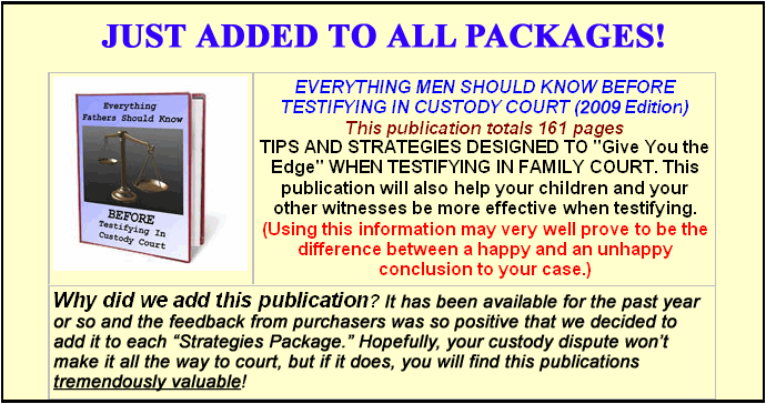 Child Custody Center Letter to FATHERS